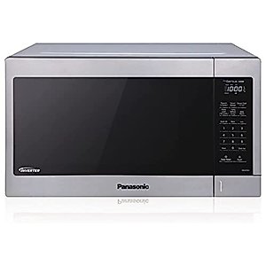 Panasonic NN-SC73LS 1.6 cu. ft. 1200W Cooking Power Auto Defrost Unique Inverter Technology Countertop Microwave Oven (Renewed)