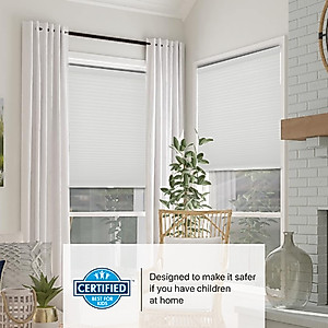 Chicology Cordless Cellular Shades, Blackout Window Blind, Evening Mist (Blackout) - 38"W X 48"H