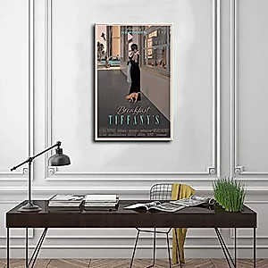 Breakfast at Tiffany's Movie Canvas Poster Bedroom Decor Sports Landscape Office Room Decor Gift Unframe-style 12x18inch(30x45cm)