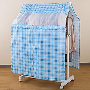 Astro Garment Rack Cover Dustproof Clothes Rack Cover, Blue, 001-09