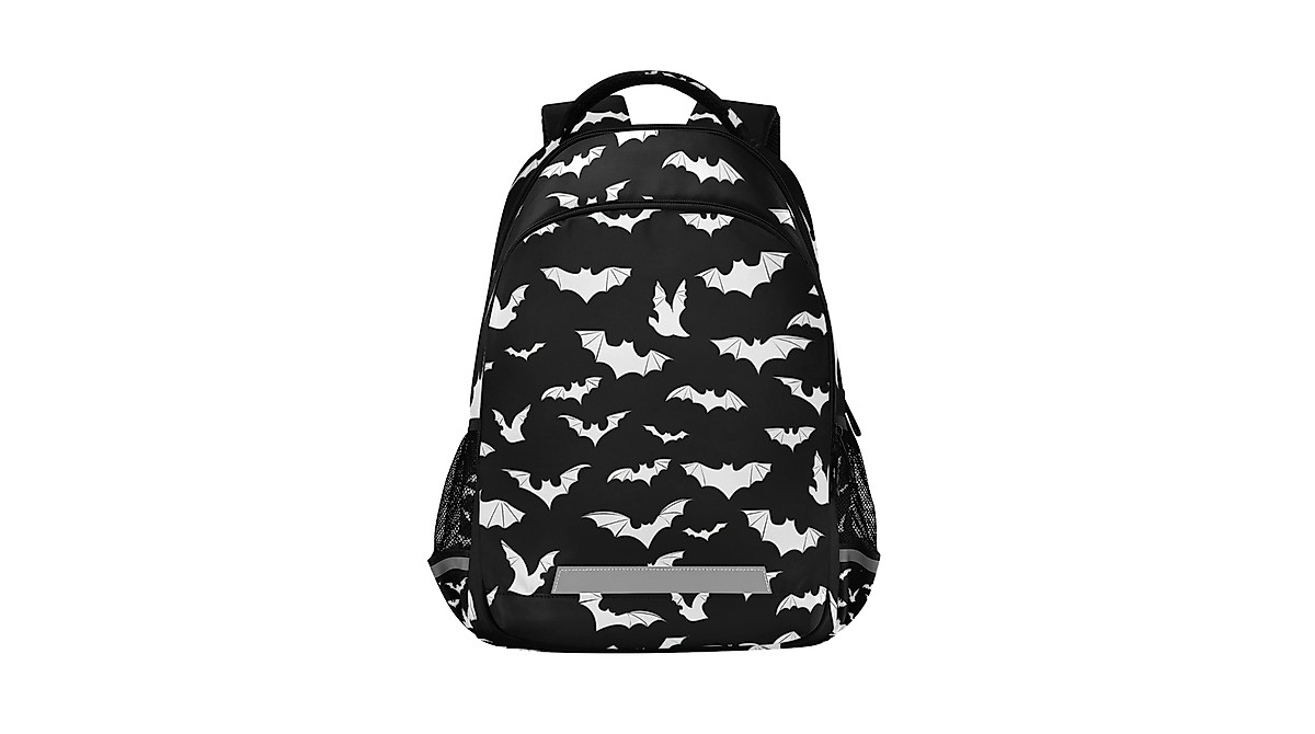 Glaphy Halloween Bats Backpack for School and Travel | Lightweight ...