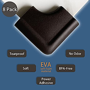 Corner Protector Baby Proofing Corner Guards. Table Corner Protectors for Baby to Prevent Head & Knee Injuries. Adhesive Pre-Taped, 8 Pack