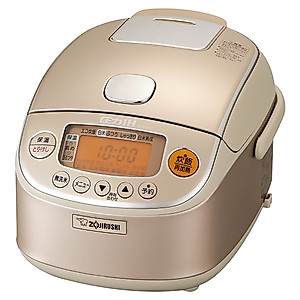 ZOJIRUSHI IH Pressure Rice Cooker 3 Cups Champagne Gold NP-RK05-NZ