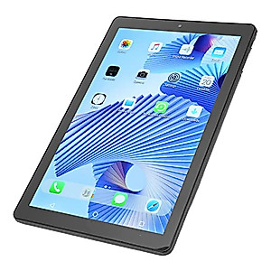 HEEPDD Tablet PC, 10.1 Inch Tablet Black 4GB RAM 64GB ROM 1920x1200 HD 100-240V Read 10 (US Plug)