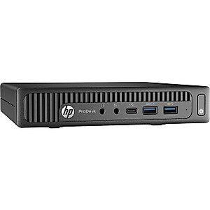 HP ProDesk 600 G2 Desktop Mini PC, Intel Core i5 6500T 2.5Ghz, 16GB DDR4 RAM, 256GB SSD Hard Drive, USB Type C, Windows 10 (Renewed)