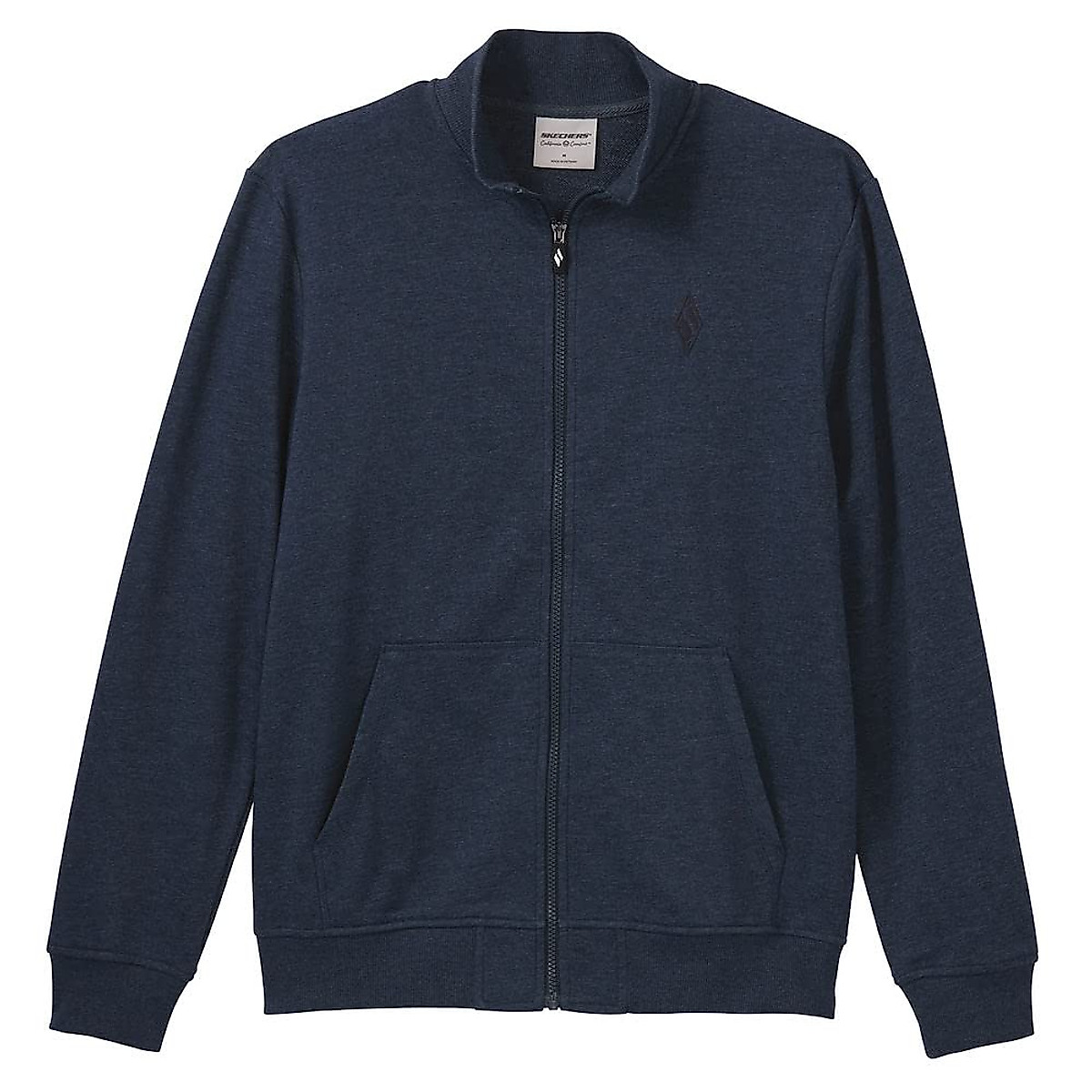 Skechers Men's Hoodless Hoodie, Navy, XX-Large