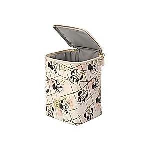 Petunia Pickle Bottom Baby Cooler Bag | Perfect for Baby Bottles and Snacks | Insulated & Reusable Bottle Cooler and Baby Holder | Shimmery Minnie Mouse