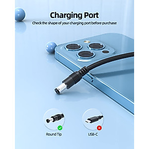 26V 24V AC Charger Fit for TaoTronics TT-PCA003, Renpho C3 RF-GM168, Chirogun 2500mAh Cordless Massage Gun Replacement Power Supply Adapter Cord (NO Fit 9V 12V Model)