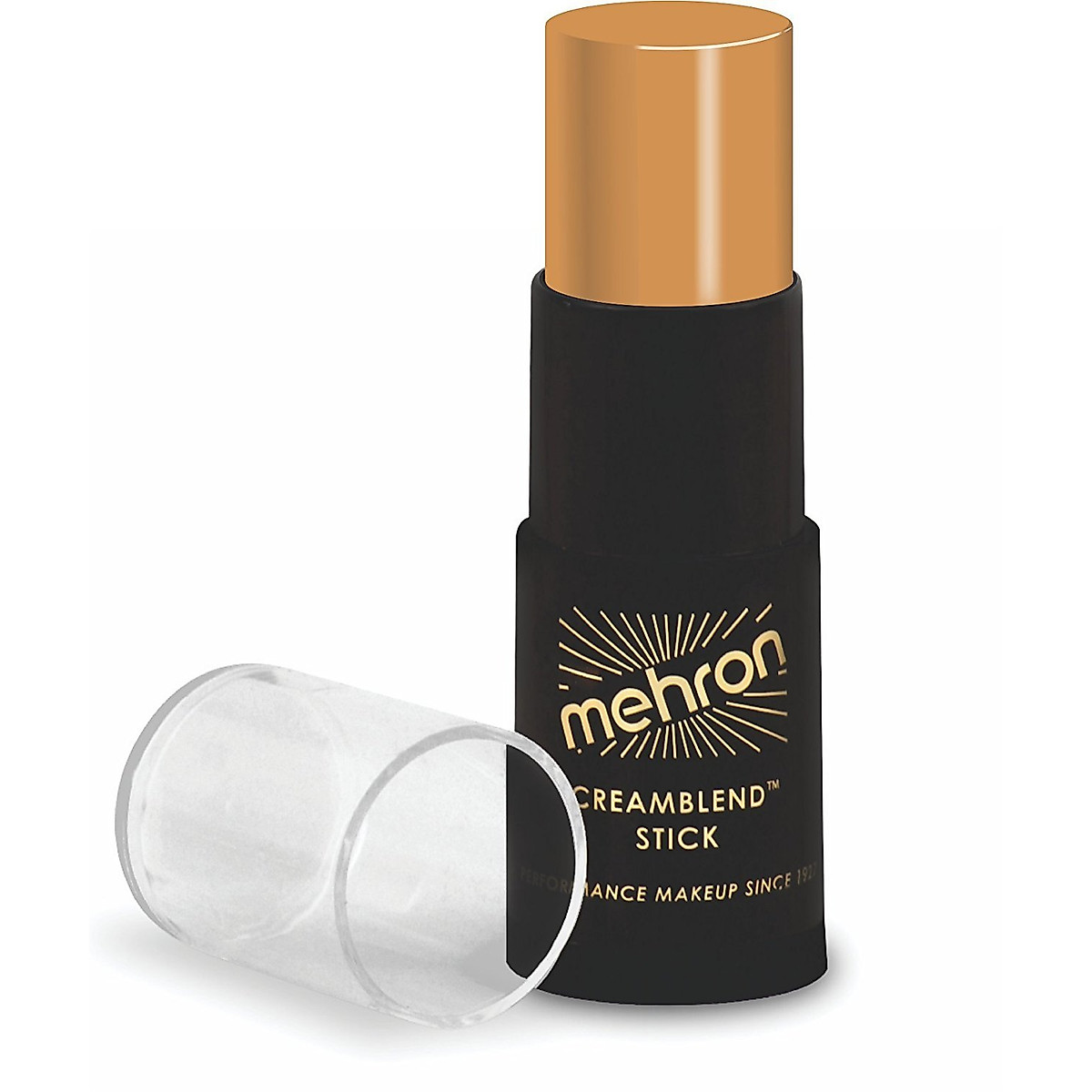 Mehron Makeup CreamBlend Stick | Face Paint, Body Paint, & Foundation Cream Makeup| Body Paint Stick .75 oz (21 g) (Medium Dark 0)