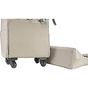 Tonic Studios Nuvo Luxury Rolling Storage Set 2/Pkg-Windsor Grey