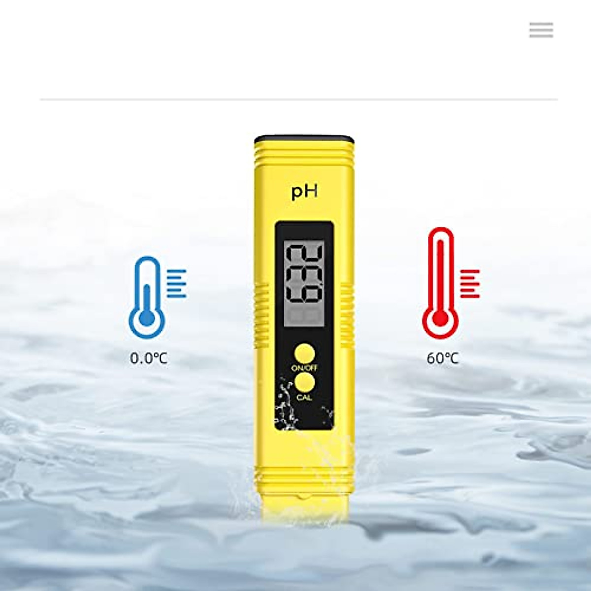 Yosoo Digital Ph Meter, High Accuracy Water Quality Tester Testing Range from 0.00 to 14.00 Ph for Household Drinking, Pool and Aquarium Using