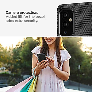 Spigen Liquid Air Armor Designed for OnePlus 9 Case 5G [Compatible with NA & EU Versions, NOT Compatible with CH & in Versions] (2021) - Matte Black