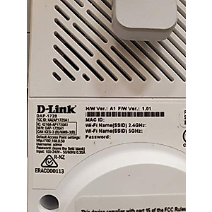 D-Link WiFi Range Extender, AC1750 Plug In Wall Booster, Dual Band Gigabit Wireless Repeater and Smart Signal Indicator (DAP-1720),White