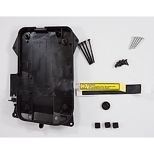 Replacement Full Housing Shell Case Cover with Screw Kit for PS3 Super Slim 4000 4012 4201 CECH-4001 Console Black