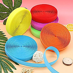 POPMISOLER 6 Rolls（150 Feet） Carpet Marker Strips Nylon Carpet Strips for Teachers and Social Distancing, 6 Colors