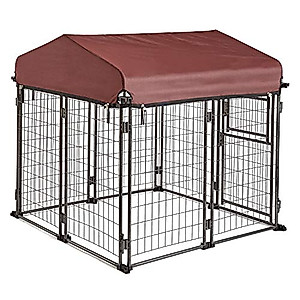 TWO by TWO Haven Expandable Kennel, Black, Medium