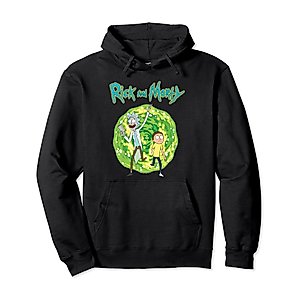 Rick and Morty Dimension Portal Pullover Hoodie