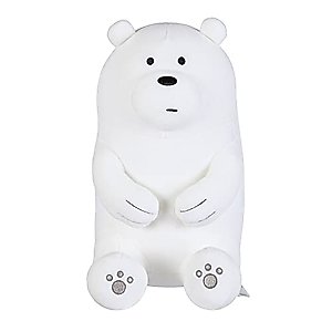 MINISO 11" We Bare Bears Plush Toy - Ultrasoft Stuffed Animals for Kids, Toddlers, Boys, Girls - Cute Kawaii Pillow for Valentine's Day, Christmas - Officially Licensed by We Bare Bears