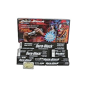 Dura-Block AF44HL Hook & Loop Black 7-Piece Sanding Block Set