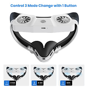 VR Face Cover Fan Accessories Head Strap