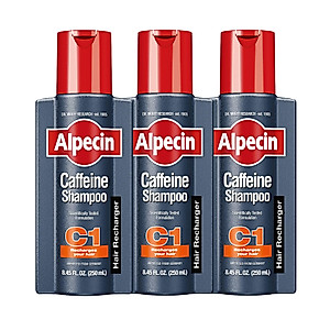 Alpecin C1 Caffeine Shampoo, 8.45 fl oz (Pack of 3)