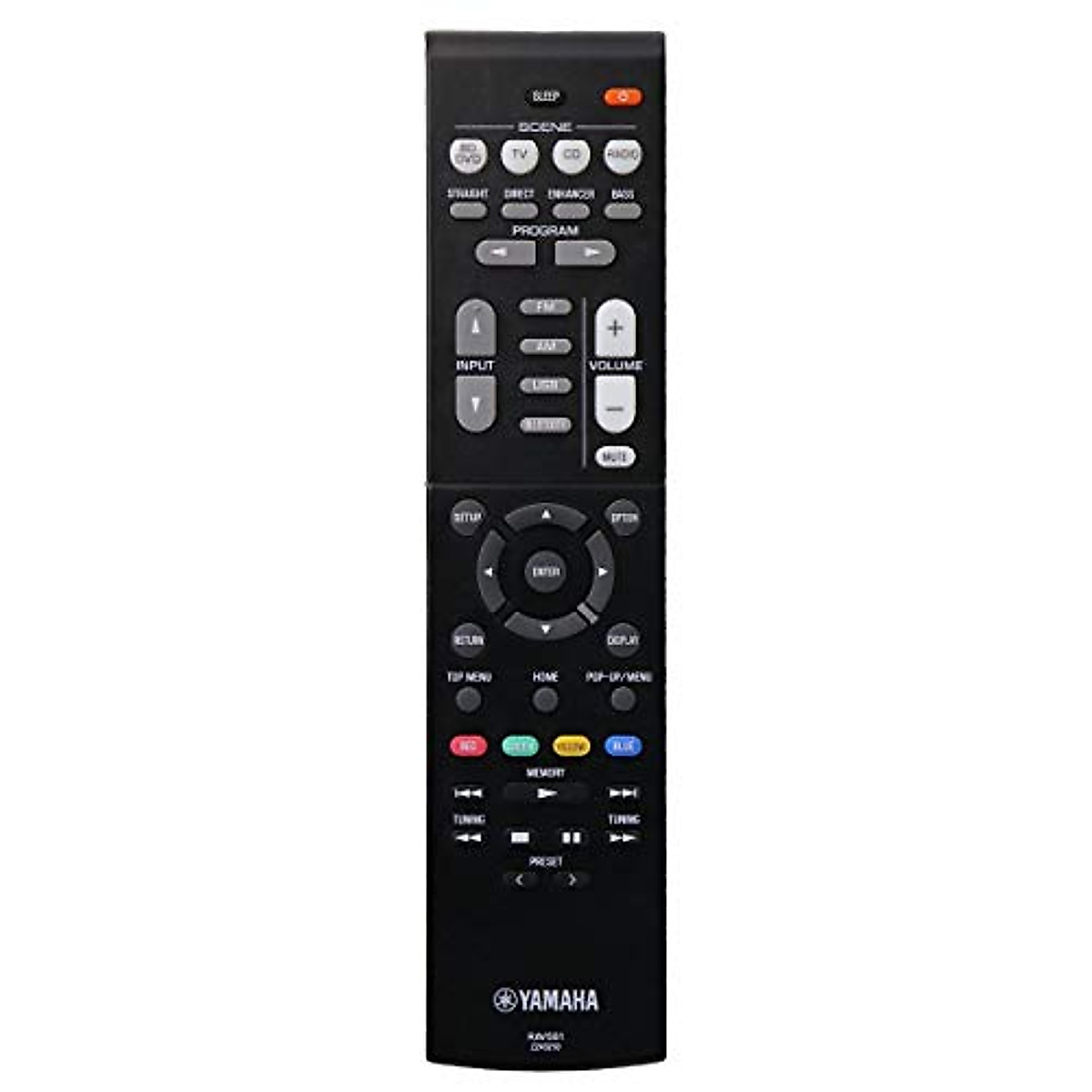 Yamaha Remote Control (RAV561 ZZ43210) for Home Theater Receivers - Black