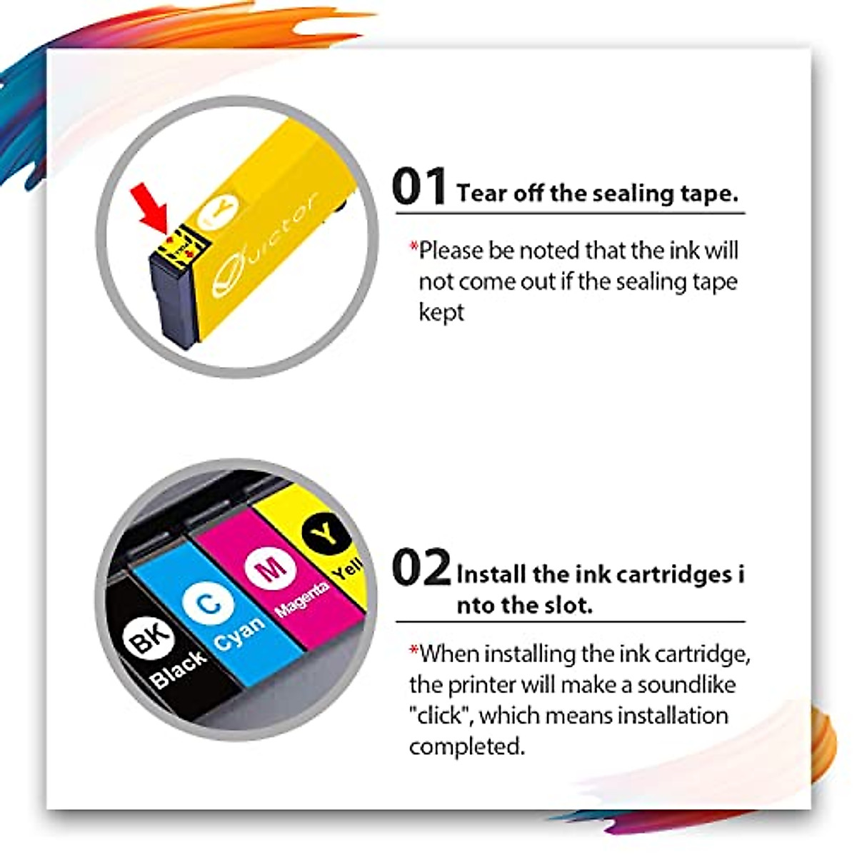 Victor LC3033XXL LC3033 Ink Cartridge for Brother LC3033 XXL LC3033 for Brother MFC J805DW MFC J805DW MFC J815DW MFC J995DW MFC J995DW Printer (LC3033XL 2BK C M Y Packing) Black/Cyan/Magenta/Yellow