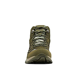 Columbia Men's Crestwood Mid Waterproof Hiking Boot Shoe, Nori/Black, 7 Wide