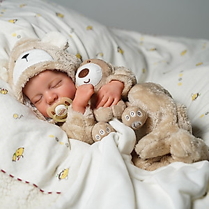 BABESIDE Lifelike Reborn Baby Dolls Boy - 17-Inch Baby Soft Body Realistic-Newborn Baby Doll Full Body Vinyl Real Life Baby Dolls with Toy Accessories