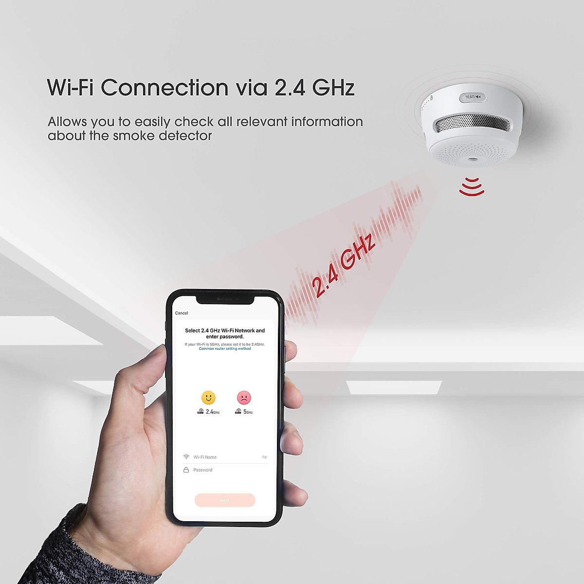 X-Sense Wi-Fi Smoke Detector, Wireless Smart Fire Smoke Detector with Replaceable Lithium Battery & Silence Button, Auto Self-Check Function, XS01-WT, Pack of 3