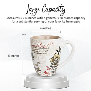 Mark My Words Special Friend Mug, 4-3/4-Inch, 20-Ounce Capacity