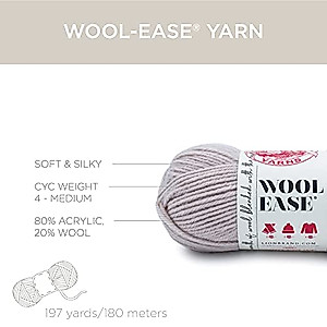 (3 Pack) Lion Brand Yarn Wool-Ease Yarn, Fisherman