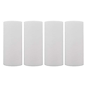Tier1 20 Micron 10 Inch x 4.5 Inch | 4-Pack Spun Wound Polypropylene Whole House Sediment Water Filter Replacement Cartridge | Compatible with SDC-45-1020, FPMB-BB20-10, P20-10BB, Home Water Filter