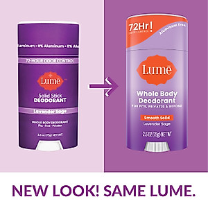 Lume Smooth Solid Stick - 2.6 Ounce (Lavender Sage)