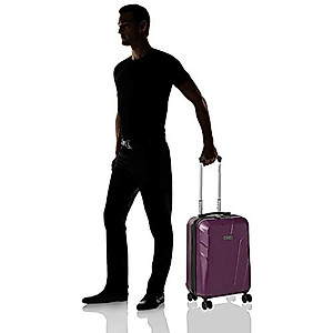 Samsonite Frontier Spinner Ladies Small Purple Polycarbonate Luggage Bag TSA Approved Q12050001