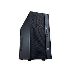 Cooler Master N400 - Mid Tower Computer Case with ATX Motherboard Support, Multiple 240mm Radiator Support, and Ventilated Front Panel