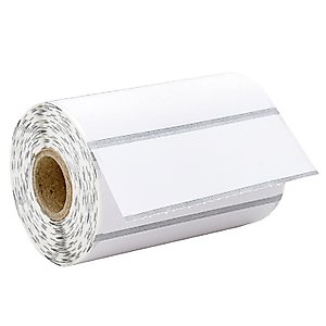 HOUSELABELS 3" x 1" Multipurpose Labels on 0.75" Core Compatible with Zebra and Rollo Printers, 1 Roll / 550 Labels per Roll