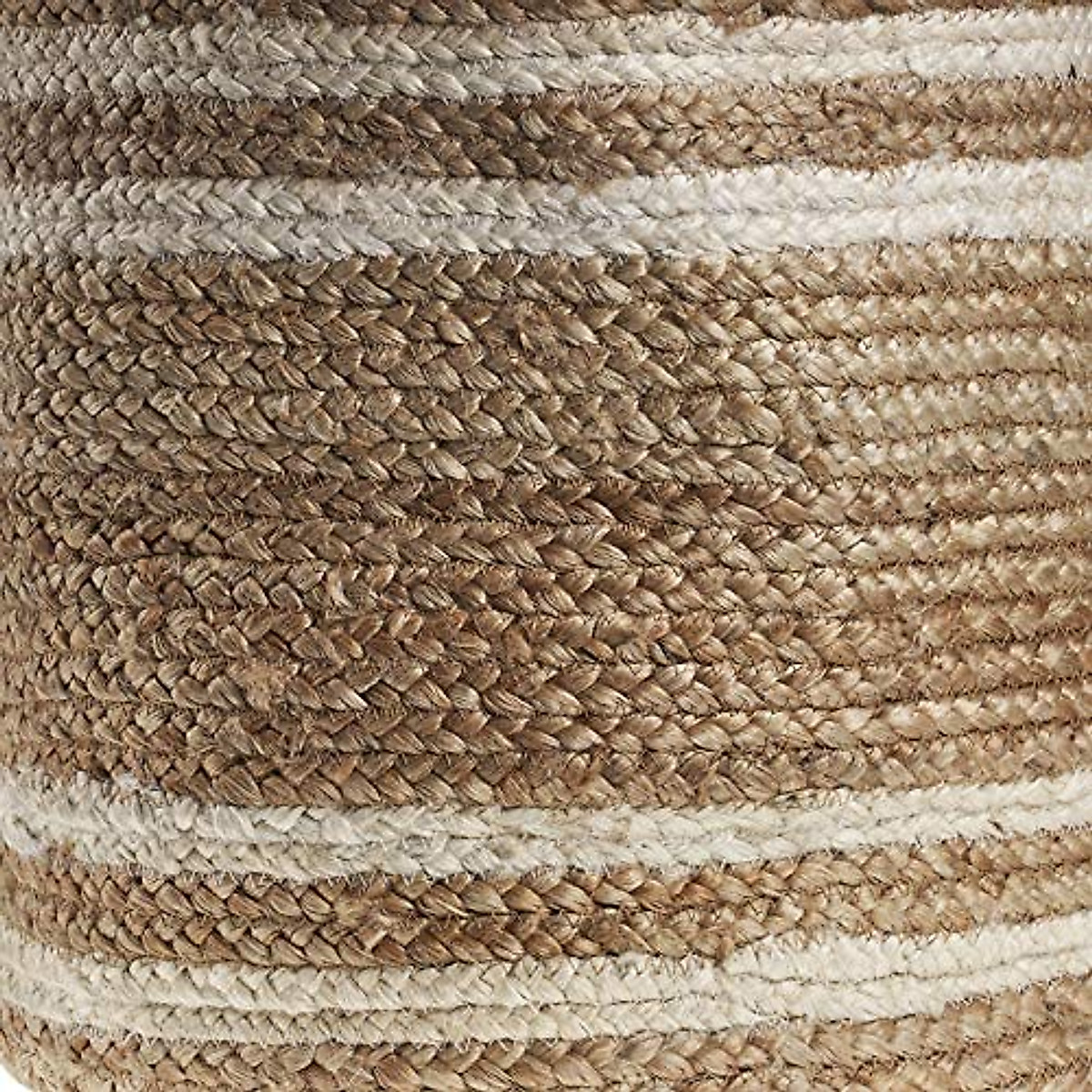LR Home - BASKE16017NBH017H Montego Storage Basket, 17", Natural Jute