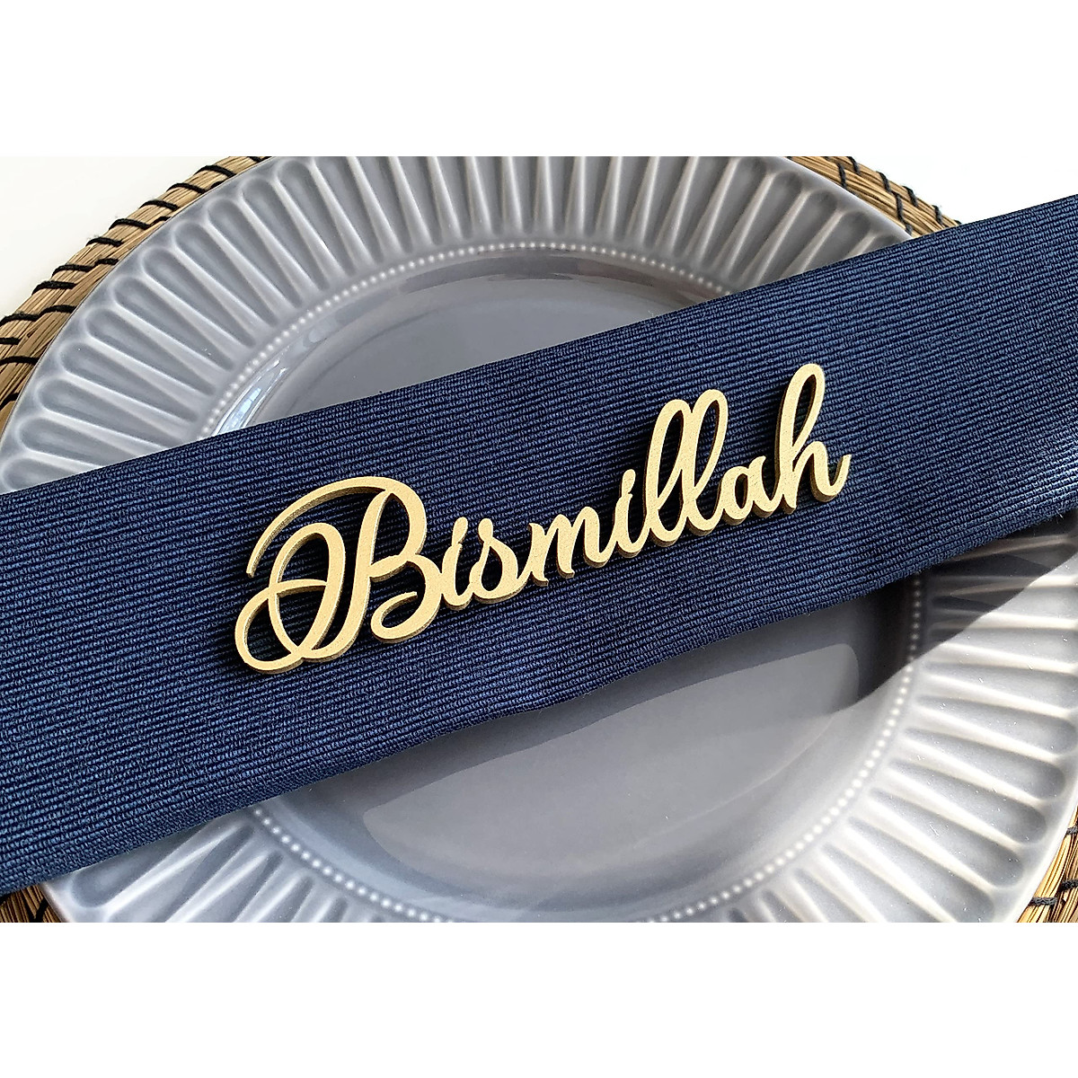 Bismillah Ramadan Place Card, Ramadan Decoration, Eid Decor, Custom Eid Place cards, Personalized Ramadam Dinner Place Setting