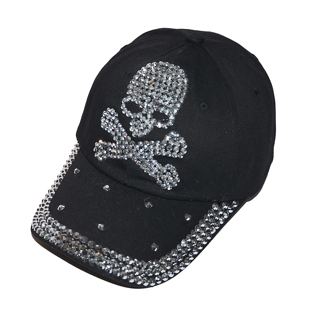 Popfizzy Skull Hats for Women, Skull Cap Women, Skull Baseball Cap, Skull Accessories Women, Skull Clothes Women, Skull Gifts