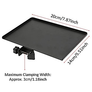 Sound Card Tray,Universal Sound Card Tray Live Broadcast Microphone Mic Rack Stand Phone Clip Holder,Multifunction ABS+Metal Commodity Shelf Mobile Phone Live Broadcast Bracket