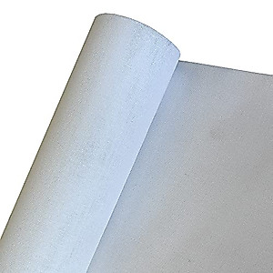 25 Count Evenweave Fabric Needlework Canvas Cross Stitch Cloth, White, W59″ x L20″