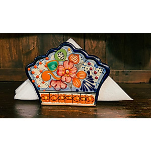 Napkin Holder Servilletero Handmade Talavera