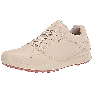 ECCO Women's Biom Hybrid Original Hydromax Water Resistant Golf Shoe, Limestone, 8-8.5