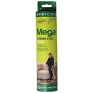 Evercare Pet Mega Roller 50-Layer Refill, Pack of 3