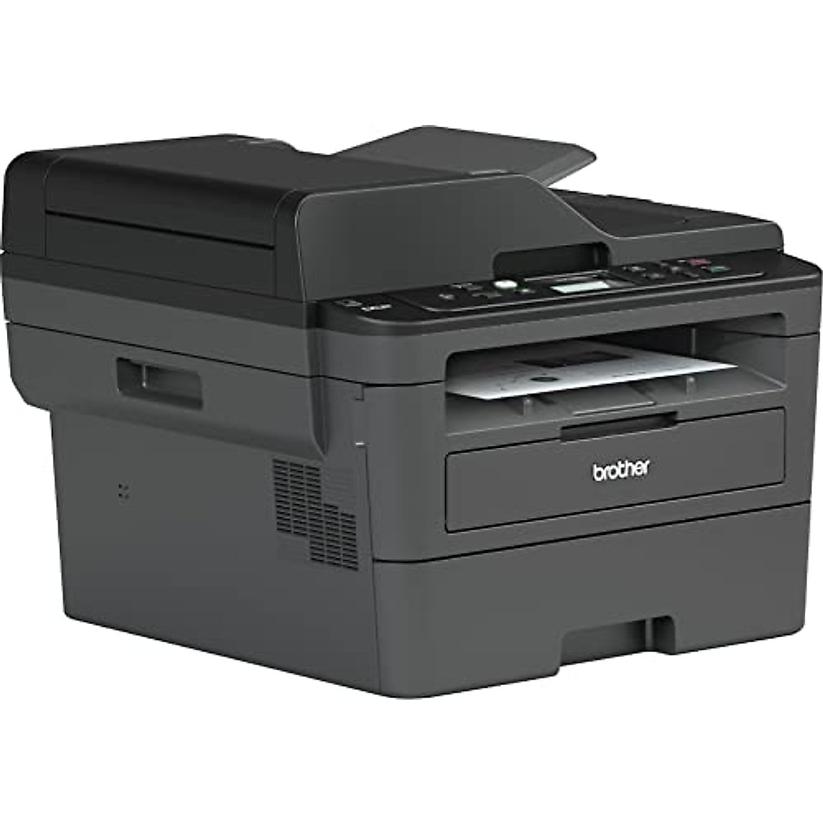 Brother DCP-L25 Series Monochrome All-in-One Laser Printer for Home Office, Print, Scan, Copy, Wireless, 36 ppm, 2400 x 600 dpi, Automatic Duplex Printing, with MTC Printer Cable