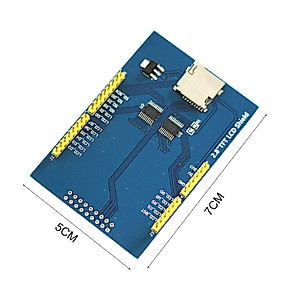 qiguch66 Touch Screen Module 2.6-inch RGB 65K Circuit Card 240 x 320 TFT LCD Module for Microcontroller