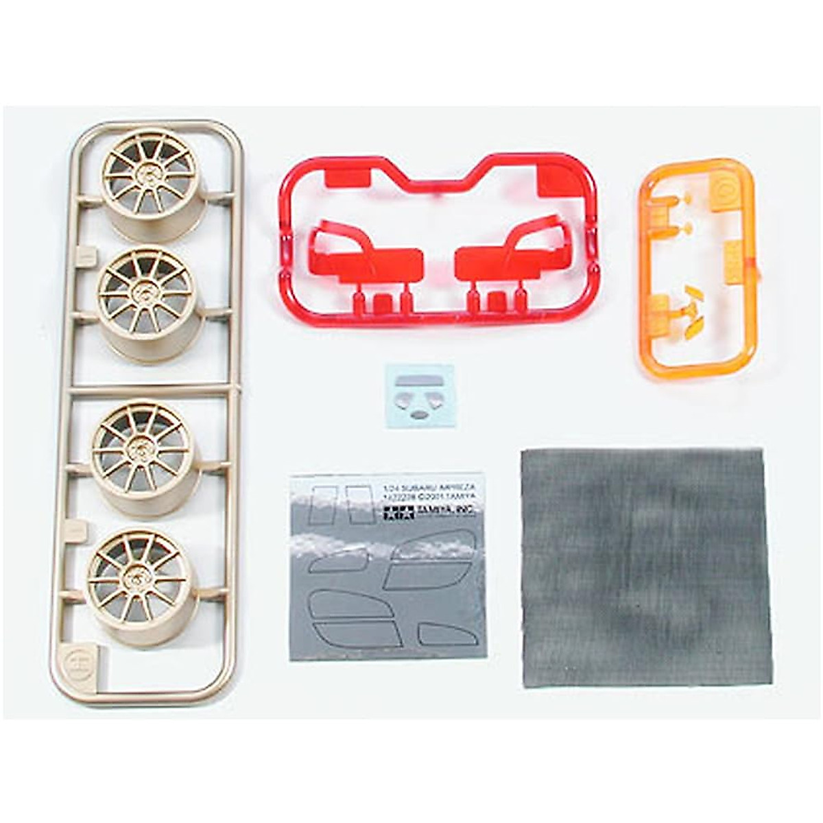 Tamiya Subaru Vehicle 300024240 Impreza WRC 2001 Car Model Kit 1:24, Multicoloured, 183.5 mm Length