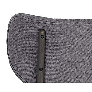 Sunpan Modern Dining Chair, Dark Grey