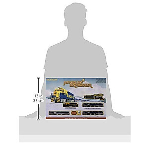 Bachmann Trains - McKinley Explorer Ready To Run Electric Passenger Train Set - N Scale , Navy